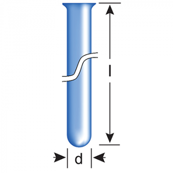 Test Tube with Rim, Round Bottom – Friedrich & Dimmock Glass